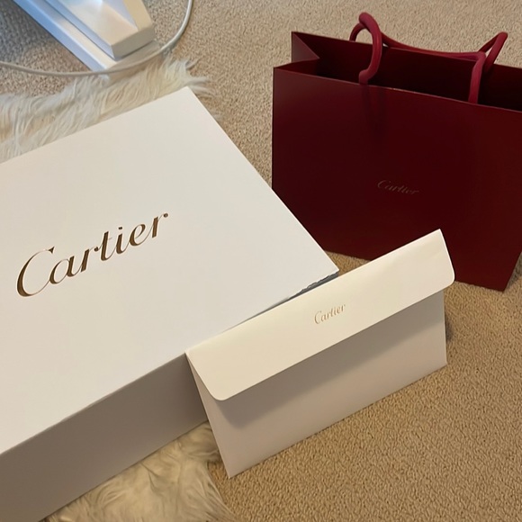 Cartier | Accessories | Authentic Cartier Gift Bag Box Packaging Set ...